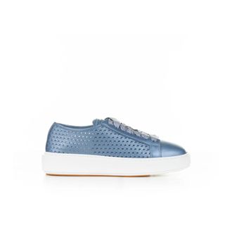 Santoni Baskets - Femme - Chaussures - Bleu - Taille: 39 EU
