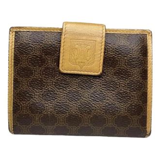 Celine Portefeuille en cuir vintage Pre-owned - Femme - Pre-owned - Brun - Taille: ONE Size