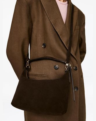 Arket Veloursledertasche -Braun