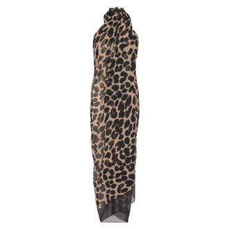 Balmain Femme, Maillots de bain, Multicolore, Taille: ONE Size Par&eacute;o imprim&eacute; l&eacute;opard