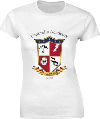 Generic Ut Malum Pluvia Symbol Est. 1989 T-shirt pour femme, blanc, XL