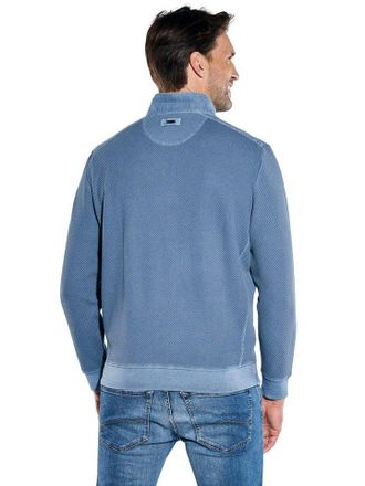 Engbers Sweatshirt Herren Sweatshirt Stehbund, Mittelblau