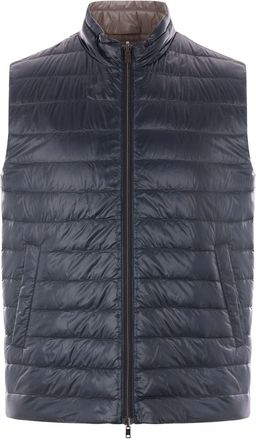 Herno Wendbare Steppweste - Blau