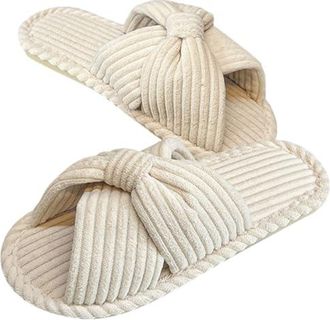 Garneck Fourr&eacute;s Pour Femmes Moelleux Peluche Int&eacute;rieur &agrave; Bout Ouvert Chauds Et Confortables