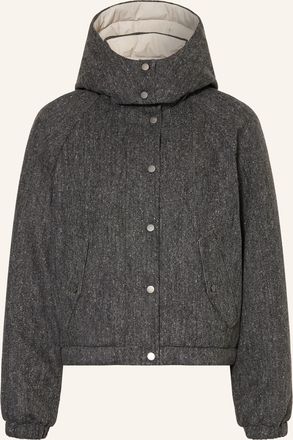 Brunello Cucinelli Brunello Cucinelli Daunenjacke Mit Abnehmbarer Kapuze grau