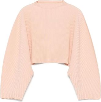 Issey Miyake Homme, Tops, Rose, Taille: L Pleated Crop Top