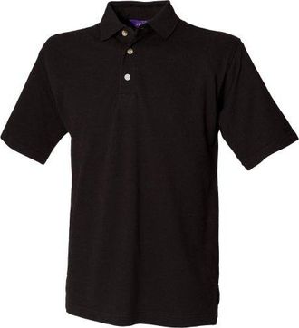 Henbury Polo - Homme - Noir - Noir - XXL