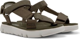 Camper Damen Oruga Sandal K200356 Strap, Mittelgrün 012, 37 EU