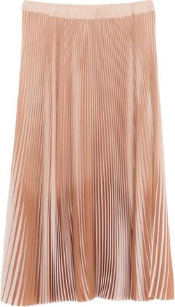 Fabiana Filippi pleated midi skirt - Nude