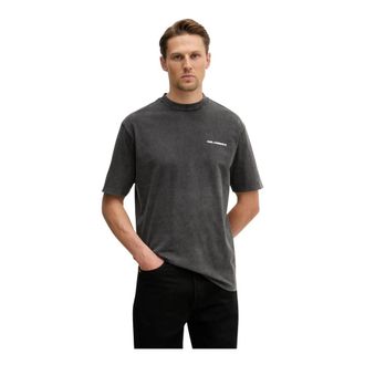 Karl Lagerfeld Logo T-Shirt - - Tops - Herren - Grau - M