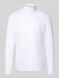 Seidensticker Slim Fit Business Hemd aus Baumwolle mit Kentkragen