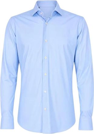 Caliban Chemise habill&eacute;e &agrave; manches longues - Homme - Chemises - Bleu - Taille: S