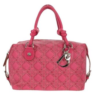 Dior Pre-owned Cannage Handbag - - Pre-owned - Damen - Rosa - ONE SIZE