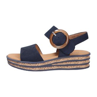 Gabor Femme, Chaussures, Bleu, Taille: 37 EU Sandale compens&eacute;e