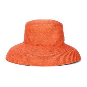Alberta Ferretti Femme, Accessoires, Orange, Taille: M Chapeau &agrave; larges bords