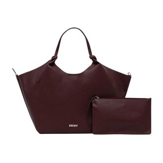 DKNY Dkny - Paula Grand Sac Cabas pour le Travail - Femme - Sacs - Rouge - Taille: ONE Size