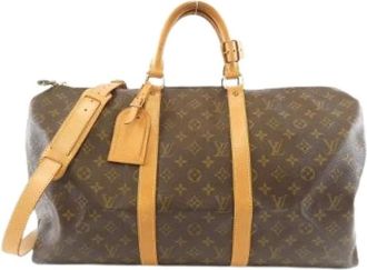 Louis Vuitton unisex, Pre-owned, Brun, Taille: ONE Size Pre-owned Keepall Bandouliere Monogram Boston Bag