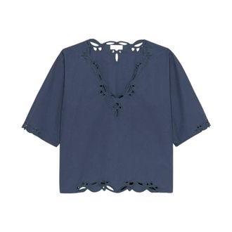 Alchemist Femme, Blouses et Chemises, Bleu, Taille: 46 FR Aila Top