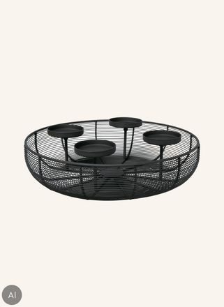 Villeroy & Boch Adventskranz Christmas Chic schwarz