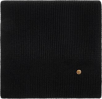 Versace Femme, Accessoires, Noir, Taille: ONE Size Wool Scarf