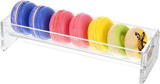 Generic Cracker Serviertablett - Transparentes Macaron-Display-Tablett, klares Knallbonbon-Serviertablett | Acryl-Vorspeisen-Serviertablett mit Servierplatten