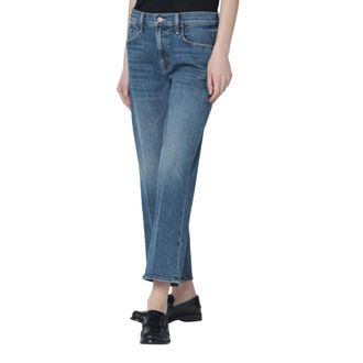 Mother Femme, Jeans, Bleu, Taille: W26 The Mid Rise Rambler Zip Ankle Jeans