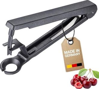 Westmark Dénoyauteur à Cerises Kernex Black Edition - Dénoyauteur pour Cerises - Aide Pratique pour la Conservation - Anthracite