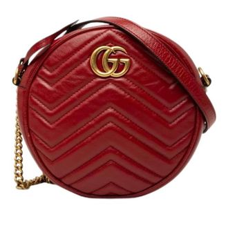 Gucci Pre-owned Gesteppte Leder Umh&auml;ngetasche - - Pre-owned - Damen - Rot - ONE SIZE