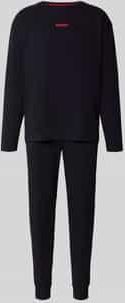 HUGO BOSS Regular Fit Pyjama aus Baumwoll-Mix