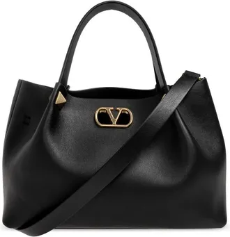 Valentino Garavani Femme, Sacs, Noir, Taille: ONE Size Sac Logo en Cuir