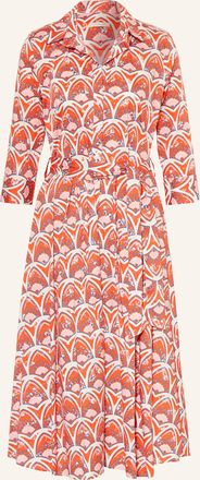 Lilienfels Lilienfels Hemdblusenkleid Mit 3/4-Arm rot