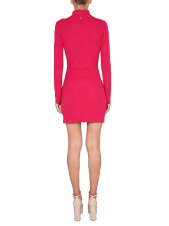 Dsquared2 Virgin Wool Knit Dress - Pink