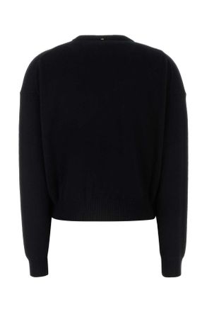 Sportmax Womens Polis Nero Exterior: Wool Cashmere Maglieria Sweater
