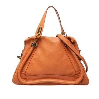 Chlo&eacute; Pre-owned Paraty Satchel - - Pre-owned - Damen - Orange - ONE SIZE