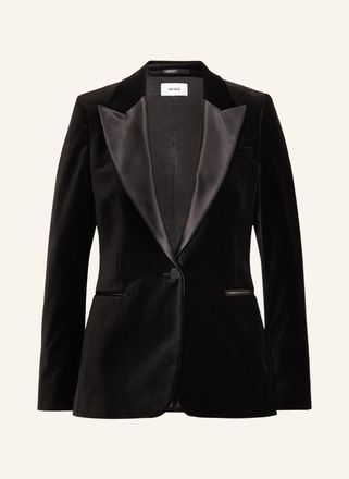 Reiss Reiss Samtblazer Myrtle schwarz