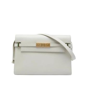 Saint Laurent Pre-owned Manhattan Schultertasche - - Pre-owned - Damen - Wei&szlig; - ONE SIZE