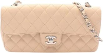 Chanel Sac bandouli&egrave;re Vintage Pre-owned - Femme - Pre-owned - Beige - Taille: ONE Size