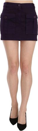 Gianfranco Ferre Mini Jupe Cargo - Femme - Jupes - Violet - Taille: 36 FR