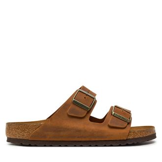 Birkenstock Pantoletten Birkenstock Arizona Leoi 1028272 Braun