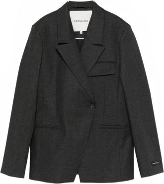 Birgitte Herskind Femme, Vestes, Gris, Taille: 44 FR Blazer Crois&eacute;
