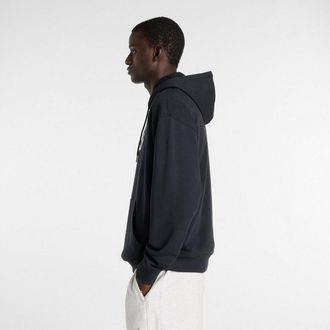 New Balance Kapuzensweatshirt AAZ Mens Lifestyle Hoodie BIG TEAL sportlicher Stil, aus Baumwolle und Polyester, mit Kapuze