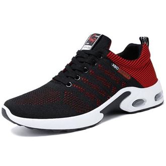 Generic Baskets De Sport Homme Respirantes en Mesh Chaussures De Marche Course &Agrave; Pied Tennis Et Training avec Amorti pour La Salle De Sport(Rosso,40 EU)