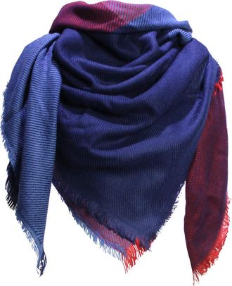 Glamexx24 Winter Warm Karierte Schals f&uuml;r Damen, XXL Gro&szlig;e Schal Halstuch Unisex Schal Poncho Form Winterschal