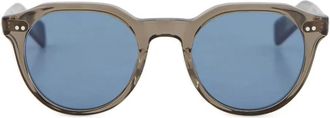 Eyevan 7285 lunettes de soleil &agrave; monture ronde - Gris