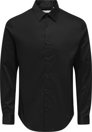 Only & Sons Herren Onsjim Slim Shirt Frml, Schwarz, XL