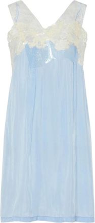 Maison Margiela Femme, Robes, Bleu, Taille: 36 FR Taped Slip Dress
