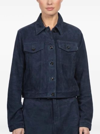 DL1961 buttoned pocket jacket - Blau