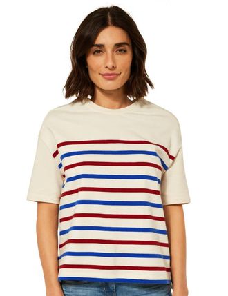 Cecil Baumwollpullover Halbarm