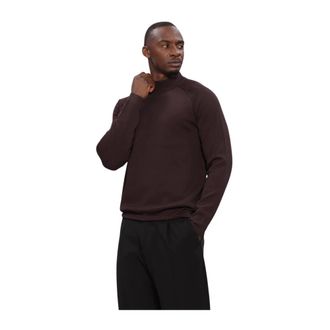 Genti Turtle LS - Homme - Pulls - Rouge - Taille: M