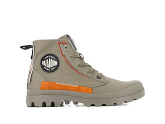 Palladium Pampa Underlayer Damenstiefel, Wei&szlig;, braun, 39 EU